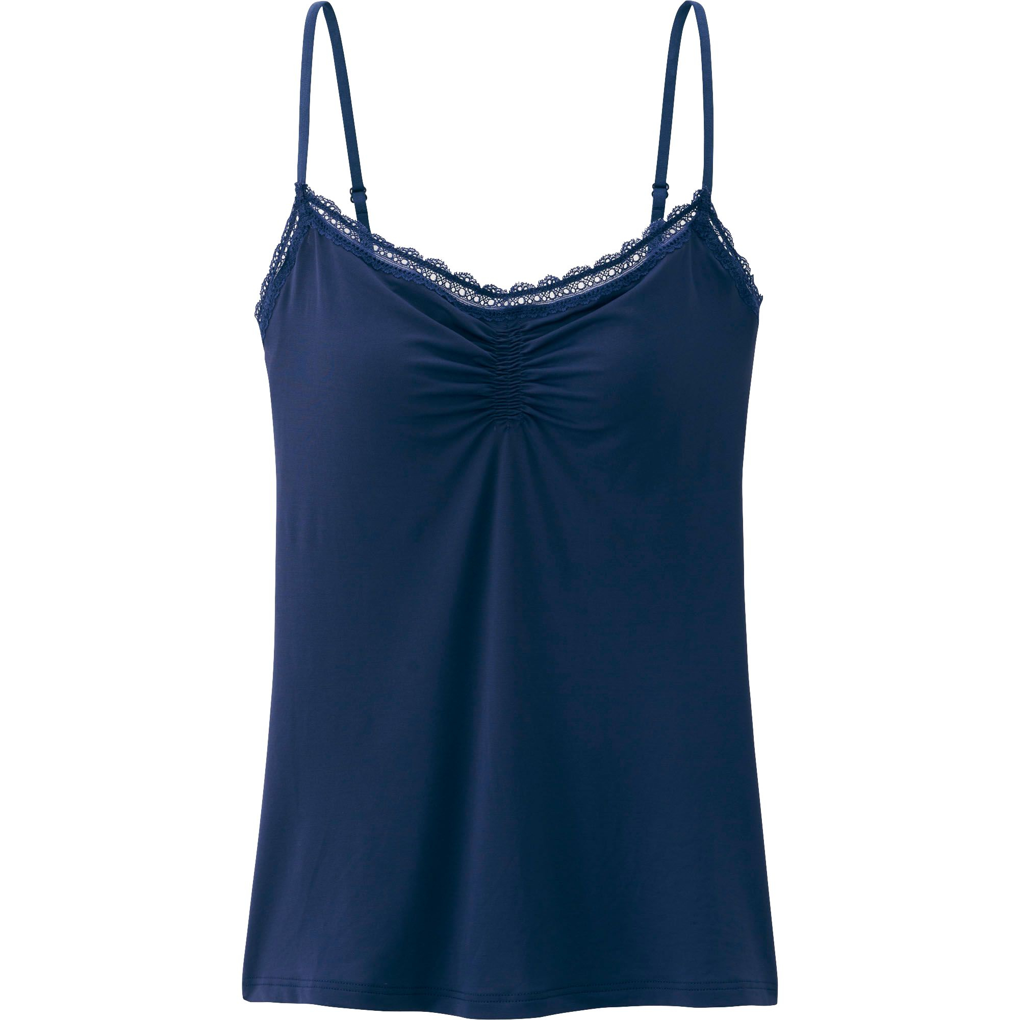 Uniqlo Women Airism Lace Bra Camisole In Blue Navy Lyst