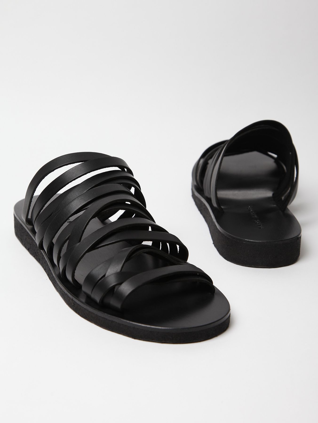 Marc Jacobs Mens Leather Strap Sandal in Black for Men | Lyst Marc Jacobs Mens Leather Strap Sandal in Black for Men | Lyst
