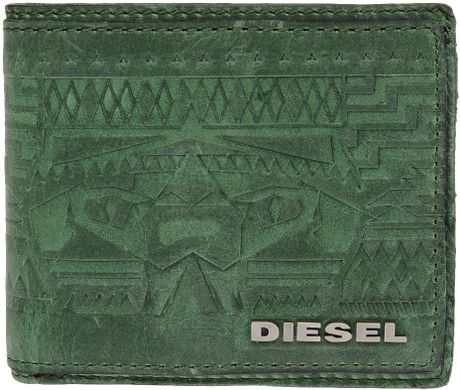 Diesel Wallet in Green for Men (brown) | Lyst