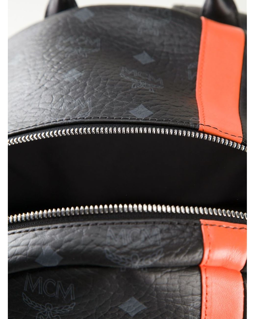 MCM 'Munich Lion' Backpack in Black for Men | Lyst