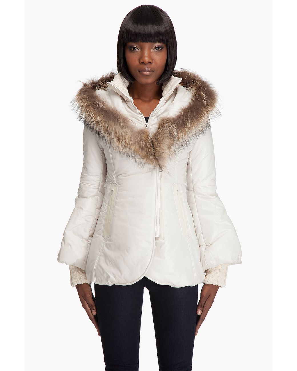 Mackage Peaches Puffer Jacket in White | Lyst