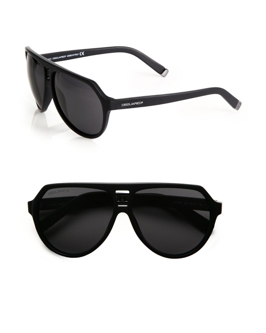 Dsquared² Aviator Plastic Sunglasses In Black For Men Lyst