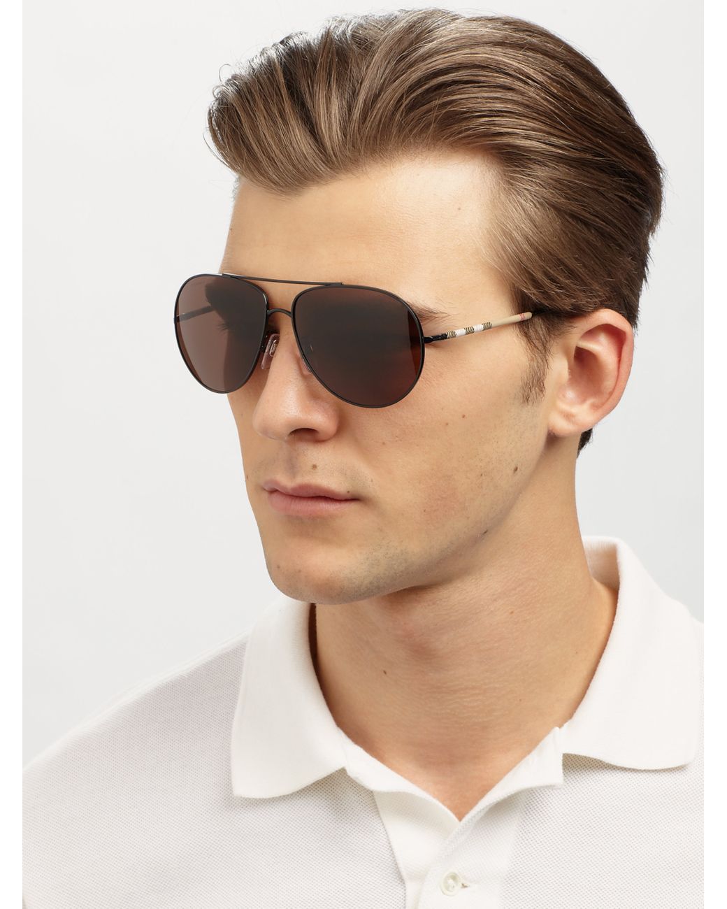 burberry aviator sunglasses black