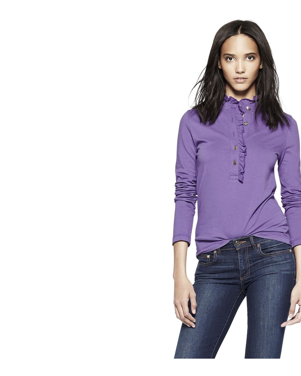 Tory Burch Super Skinny Jean in Blue | Lyst