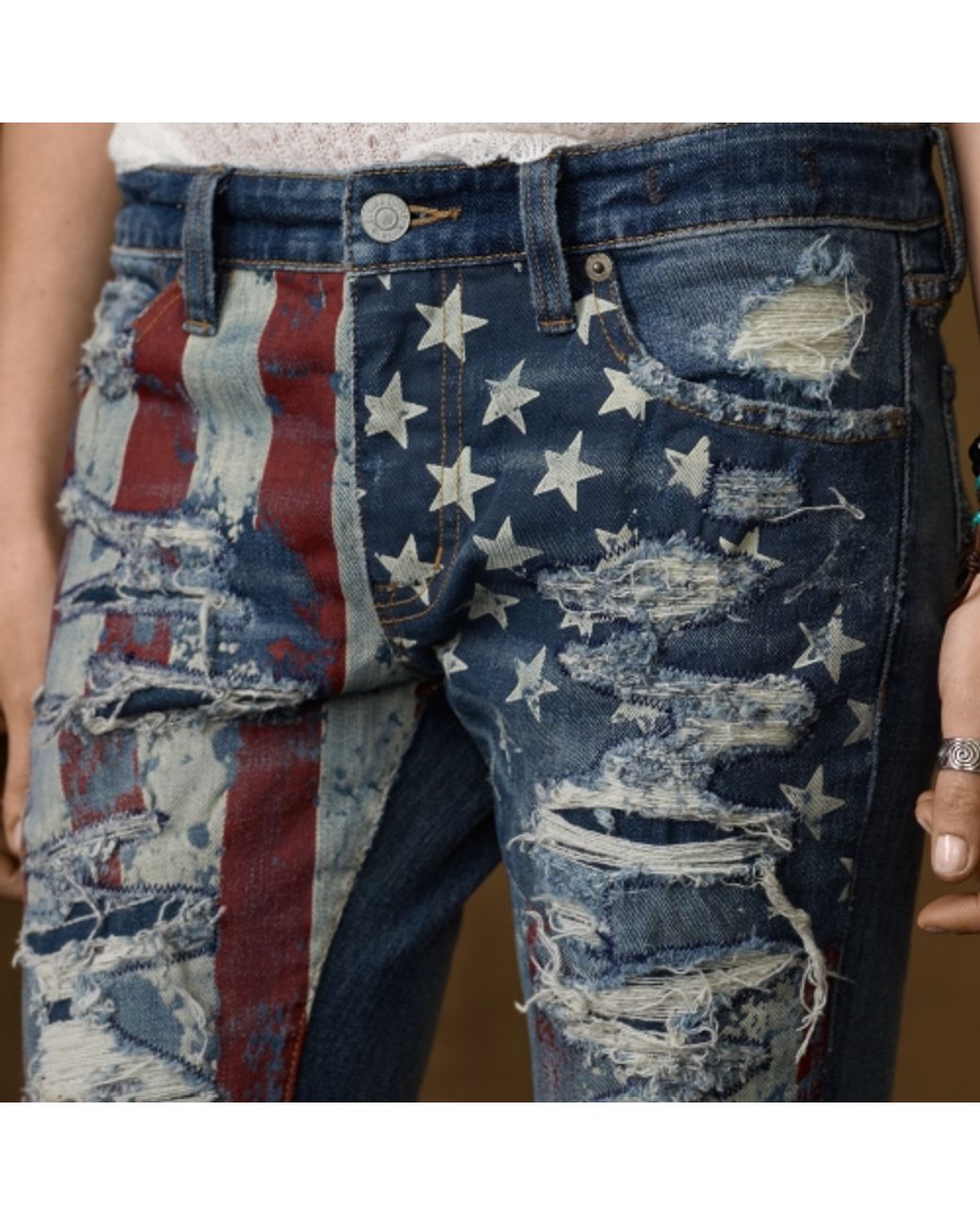 American Flag Jeans Women