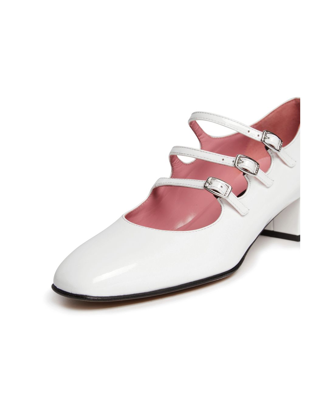 CAREL PARIS Kina Mary Janes Pumps in White | Lyst