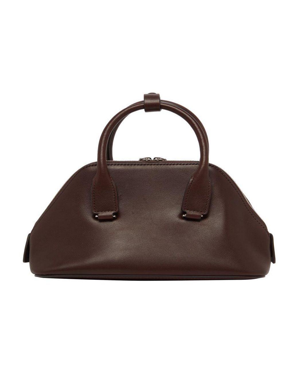 The Row Devon Mini Handbag in Brown | Lyst