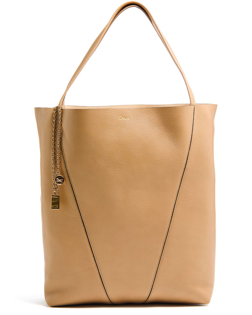 Chloé Chloé Spin Large Tote Bag in Natural | Lyst