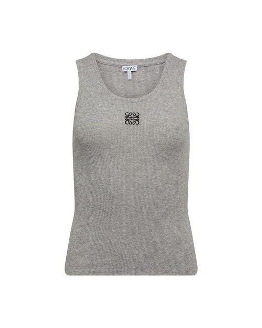 Loewe Anagram Tank Top in Gray | Lyst