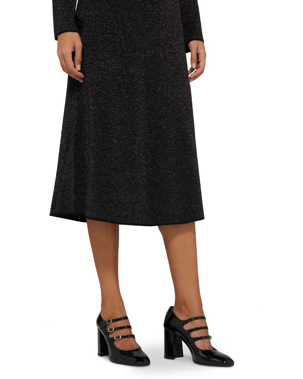 CAREL PARIS Keel Mary Janes Pumps in Black | Lyst