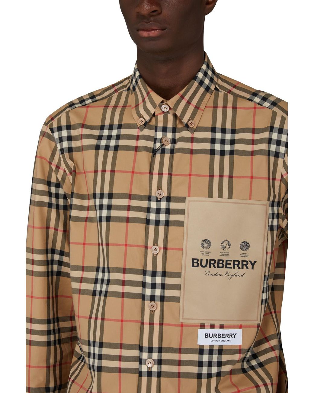 Burberry Long Sleeve Shirt for Men Lyst