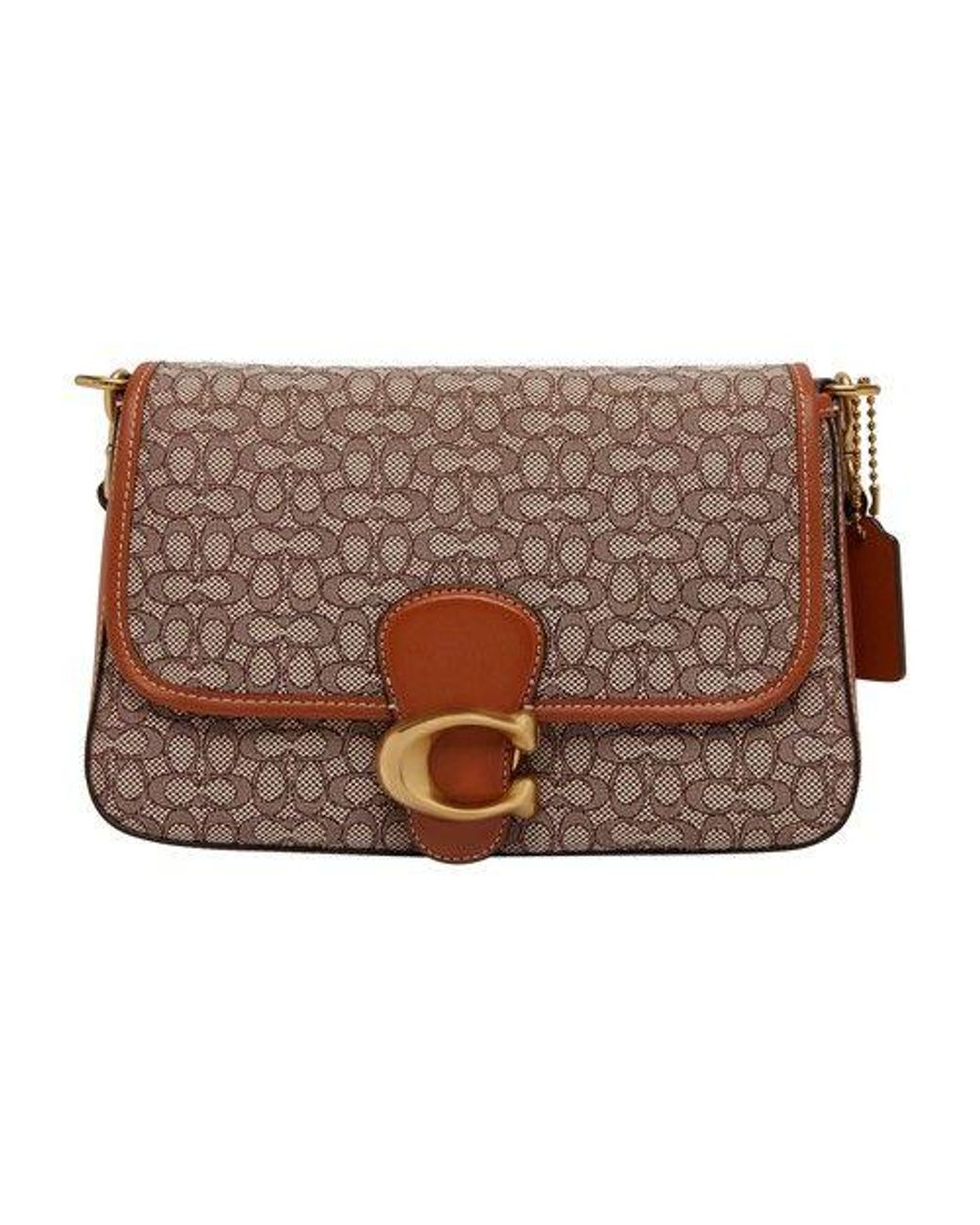 COACH Soft Tabby Shoulder Bag In Micro Signature Jacquard | Lyst