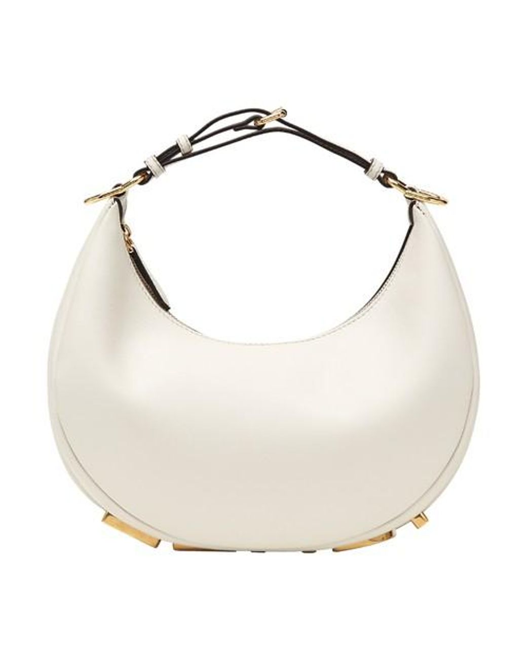 Fendi Graphy Small Bag in White | Lyst