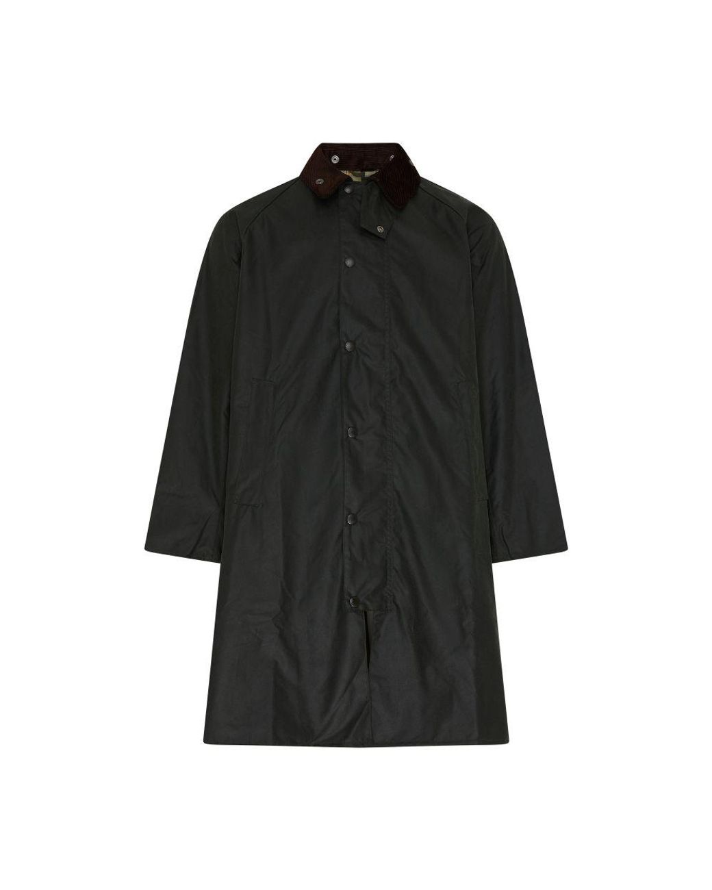 Barbour Exmoor Wax Coat in Black for Men | Lyst