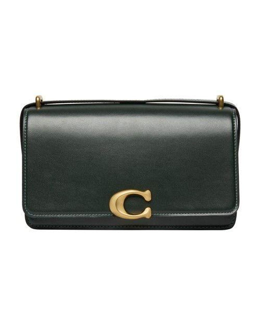 COACH Bandit Leather Shoulder Bag, Leather Bag, in Green | Lyst