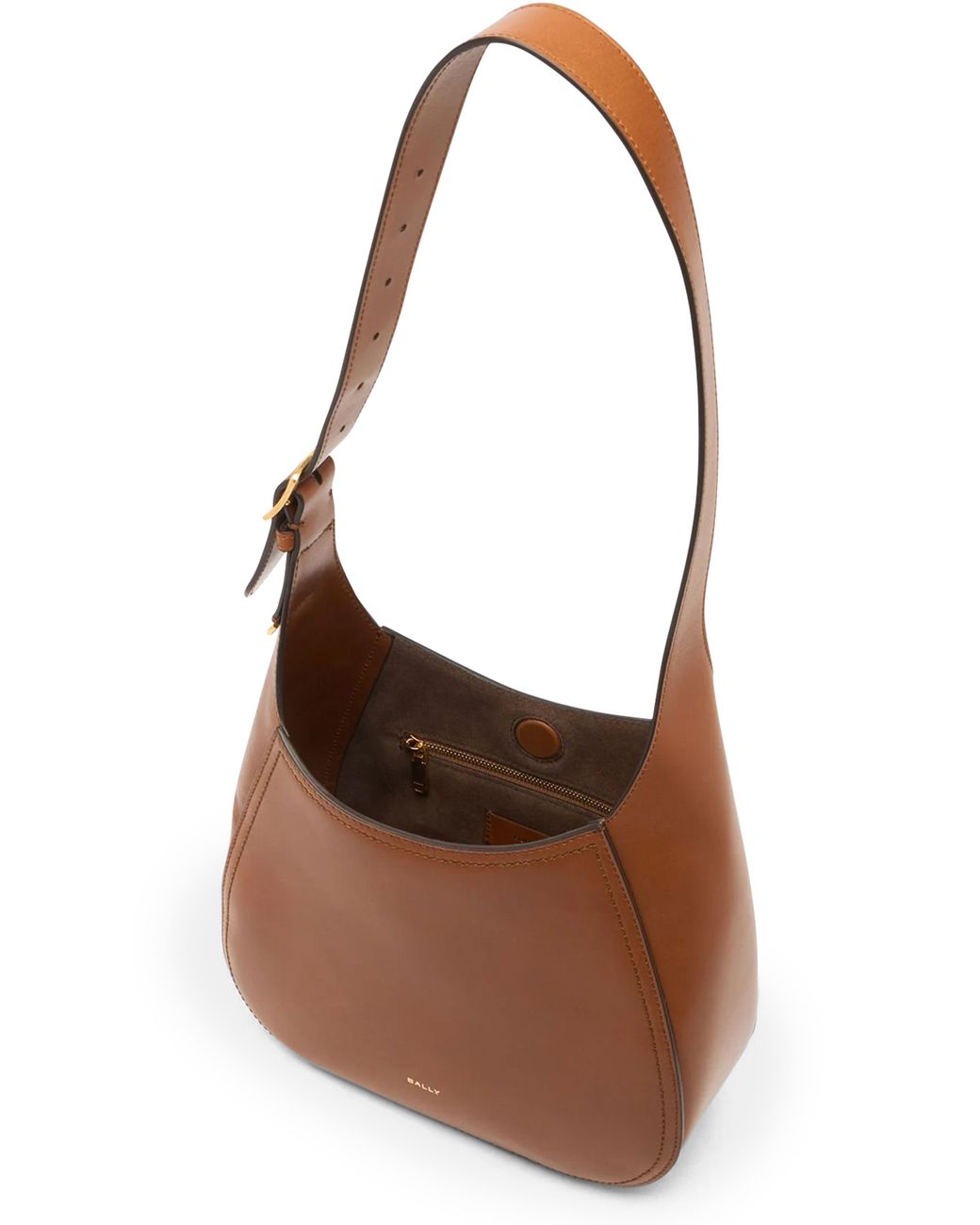 Bally Althea S Hobo Bag in Brown | Lyst