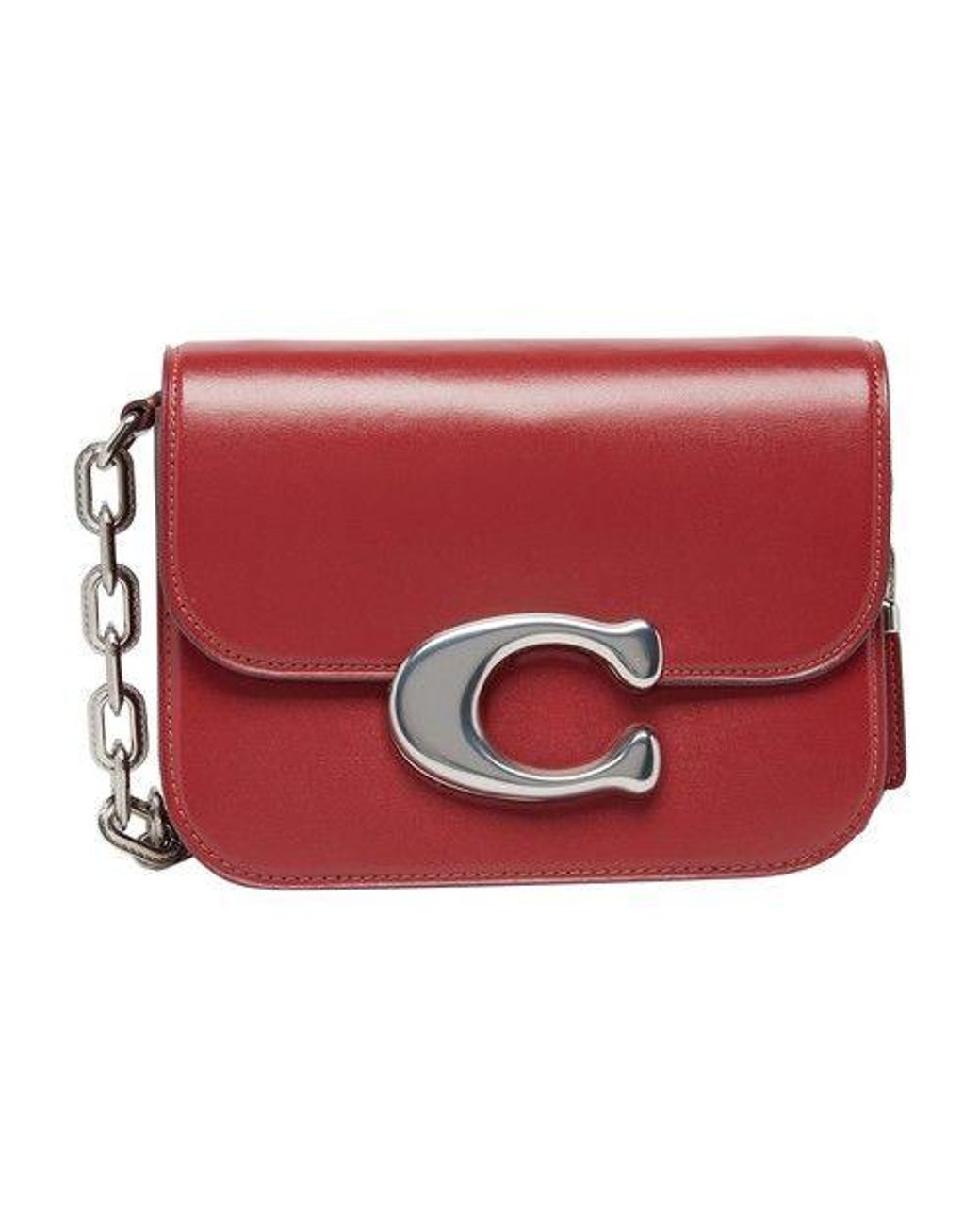 COACH Idol Bag in Red | Lyst