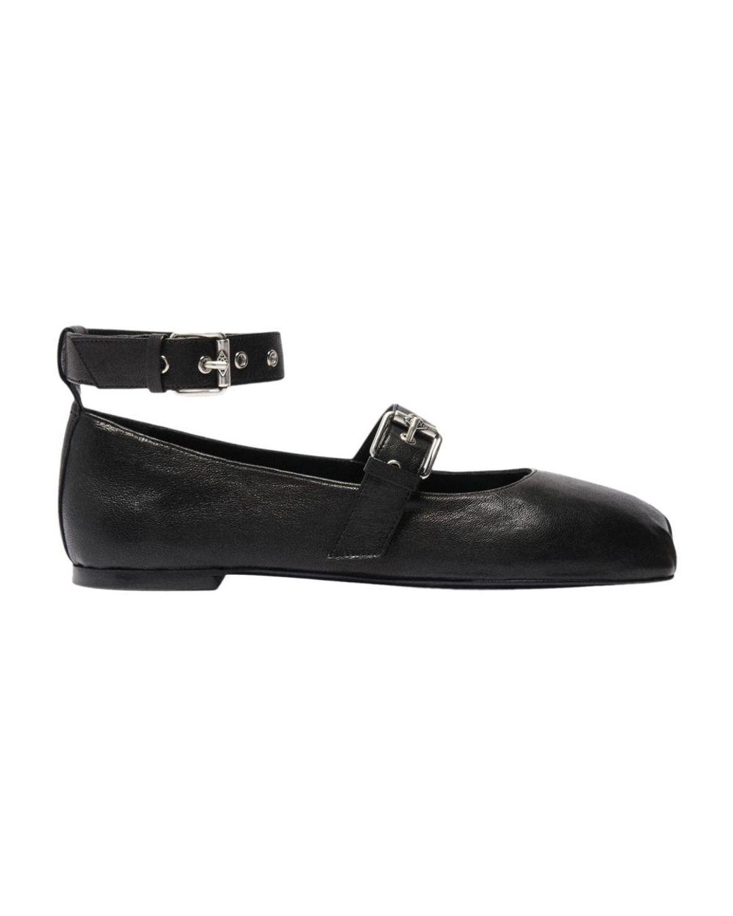 Ba&sh Canya Ballerina in Black | Lyst