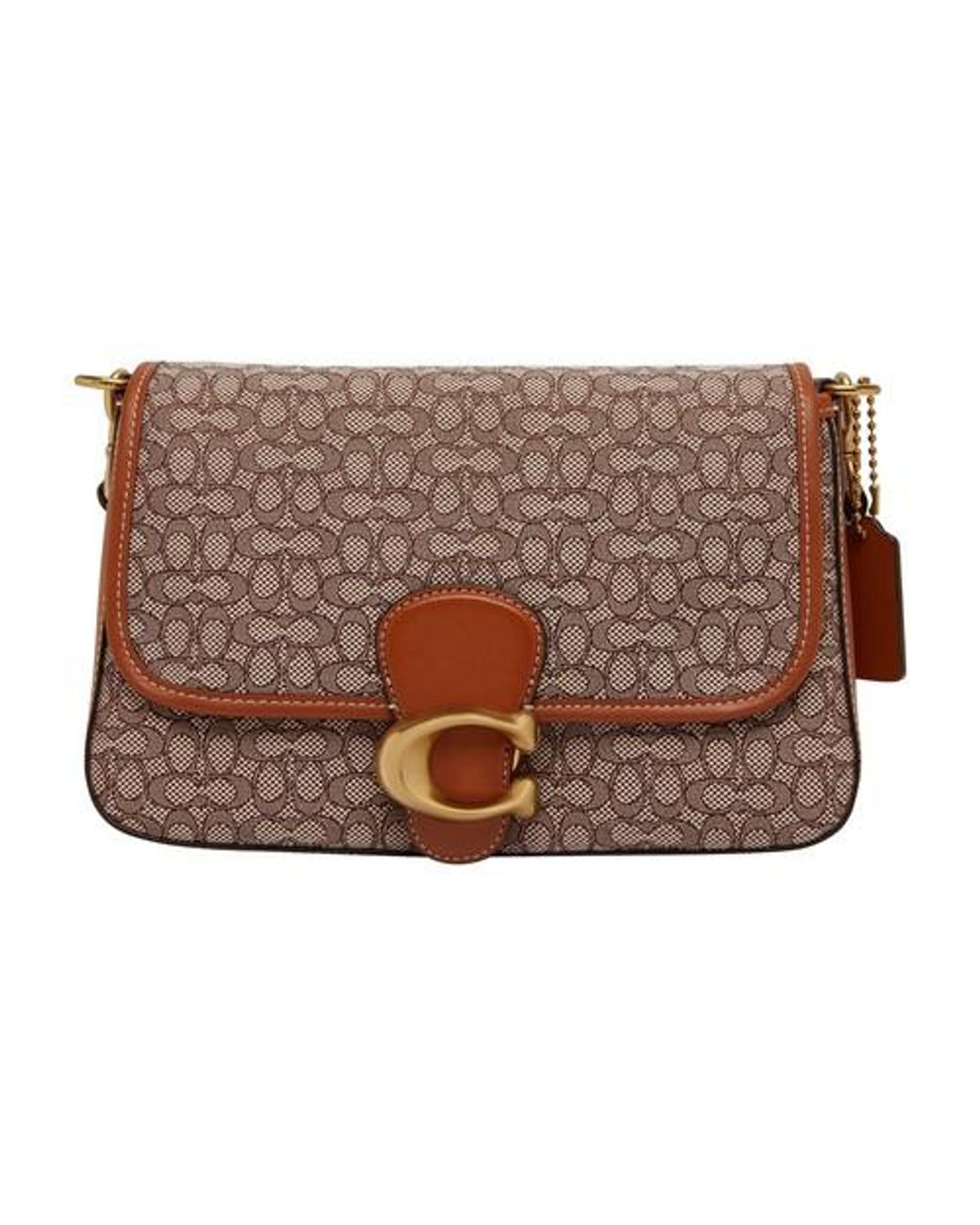 COACH Soft Tabby Shoulder Bag In Micro Signature Jacquard | Lyst Canada