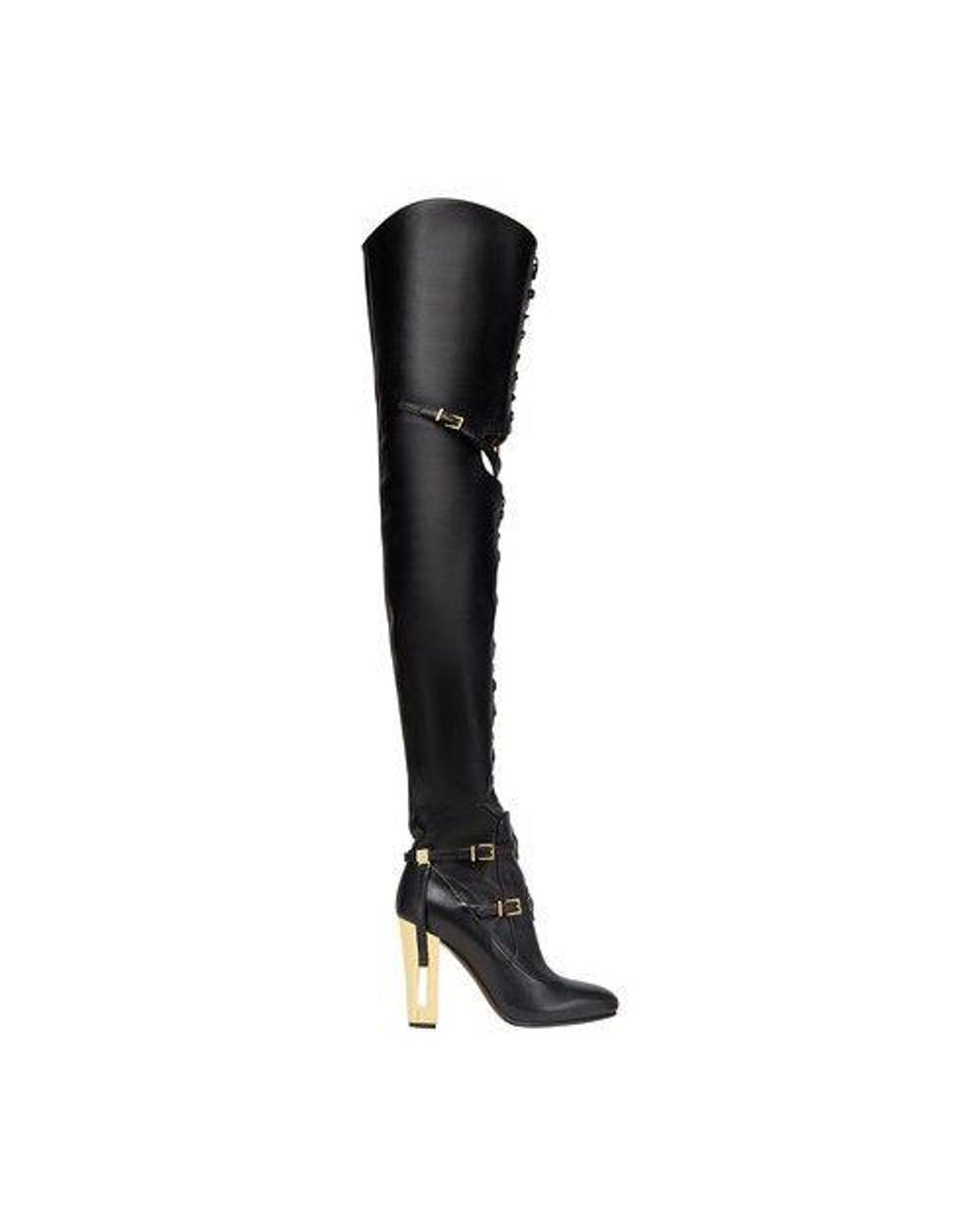 Fendi Delfina Over-the-knee Boots in Black | Lyst