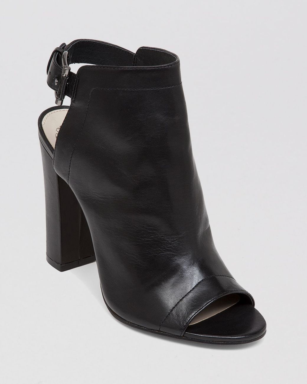Vince Camuto Open Toe Booties - Vamelia High Heel in Black | Lyst