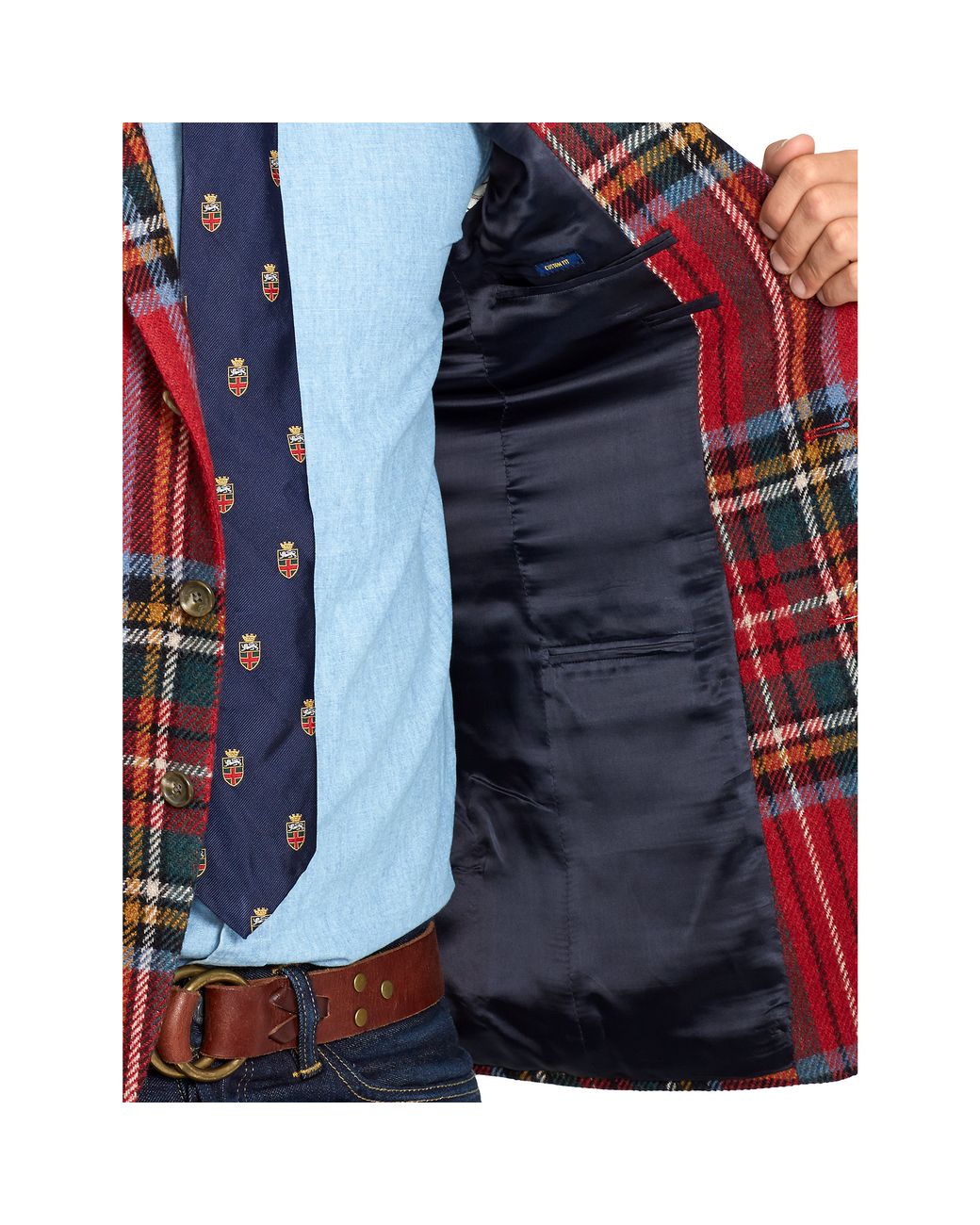 Polo Ralph Lauren Polo Plaid Sport Coat in Red for Men | Lyst