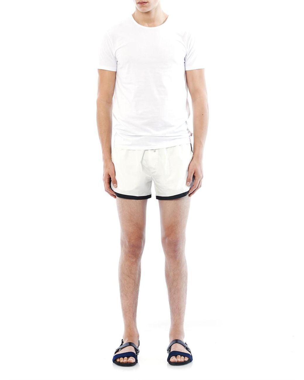 Dolce And Gabbana Muhammad Ali Boxing Swim Shorts In White For Men Lyst