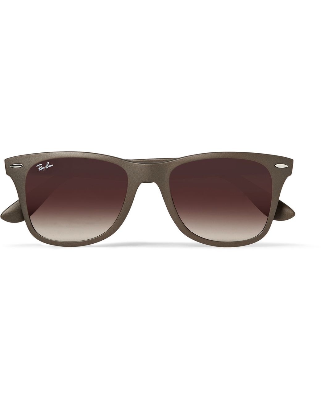 Ray-Ban Wayfarer Liteforce Acetate Sunglasses in Brown for Men | Lyst