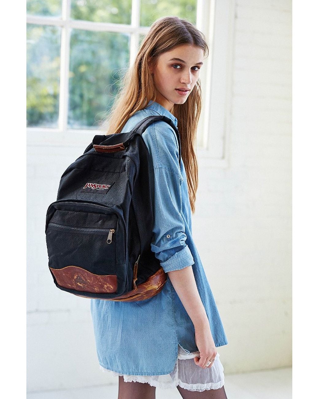 Vintage Floral Jansport Backpack