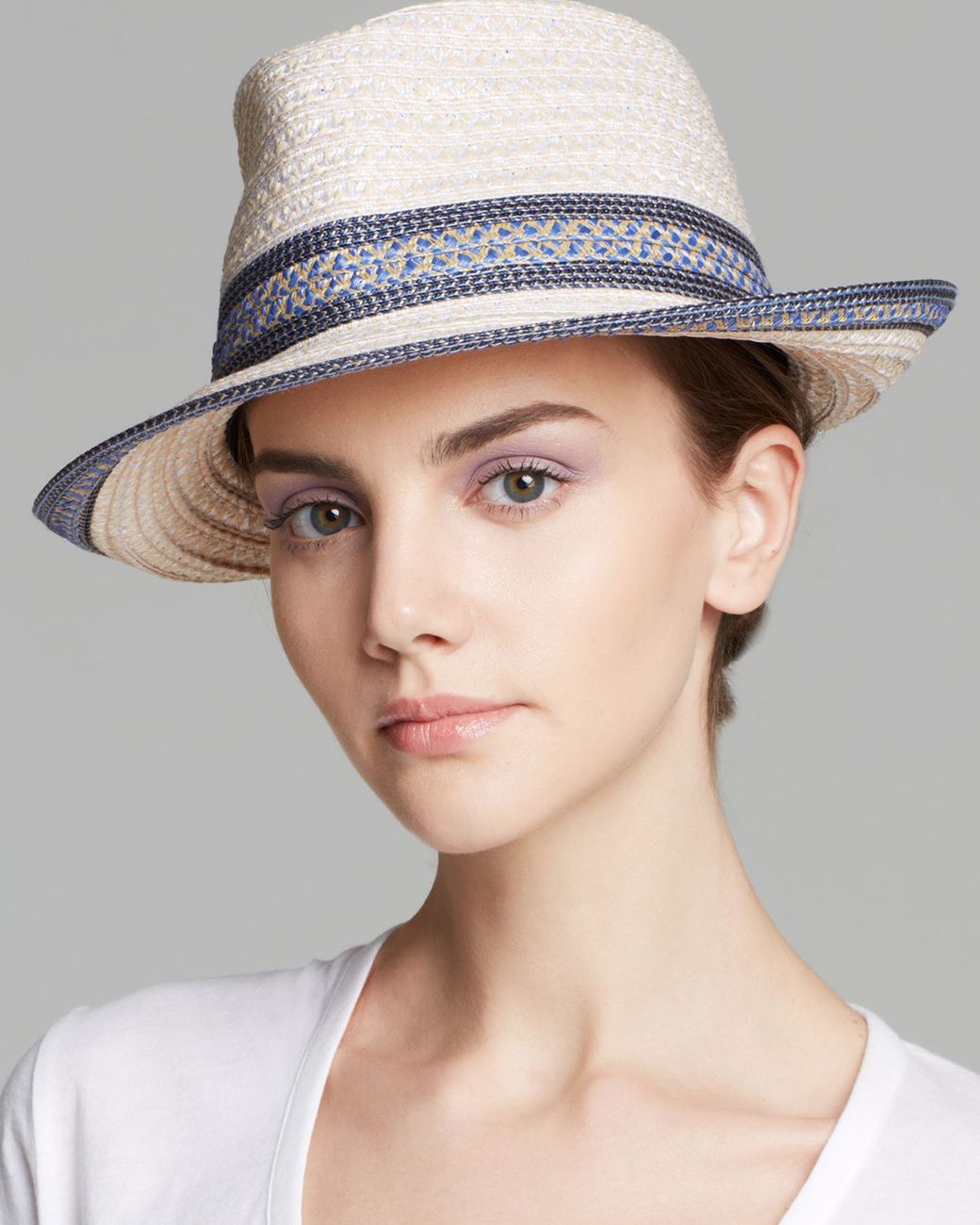 Eric Javits Big Deal Fedora in Blue | Lyst