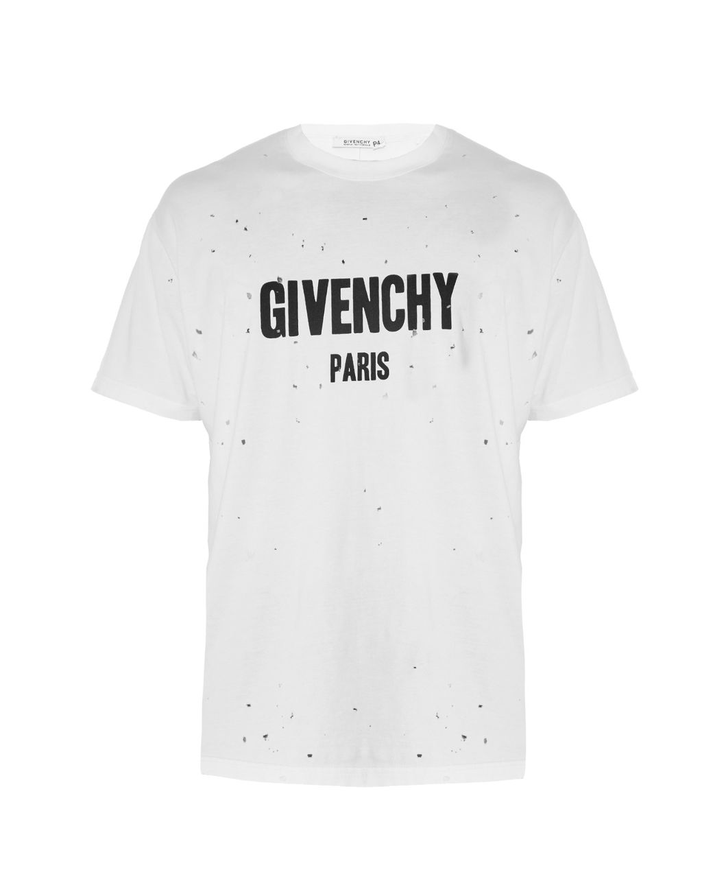 Givenchy Columbian-fit Distressed T-shirt in White for Men | Lyst Canada