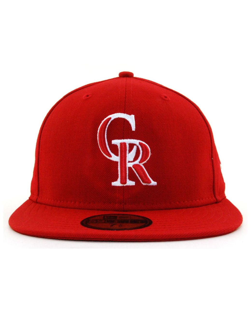 KTZ Colorado Rockies C-dub 59fifty Cap in Red for Men | Lyst