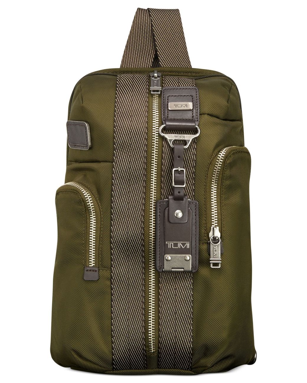 Tumi Alpha Bravo Monterey Sling Backpack in Green for Men | Lyst