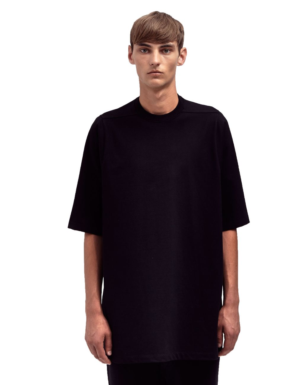 Rick Owens Mens Oversized Crew Neck T Shirt In Black For Men Lyst