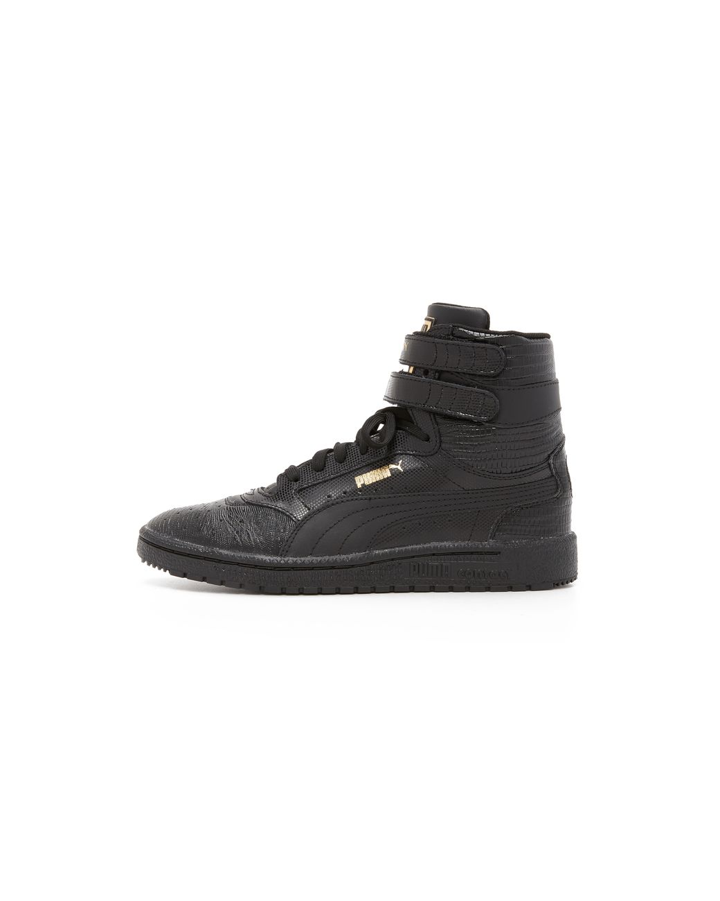 PUMA Sky Ii High Top Sneakers in Black | Lyst