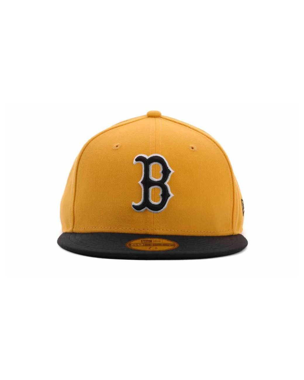 KTZ Boston Red Sox 2-Tone 59Fifty Cap in Yellow for Men | Lyst