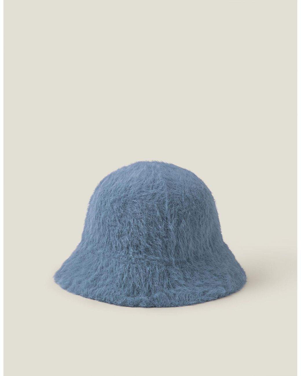 Accessorize Women's Fluffy Bucket Hat Blue | Lyst UK