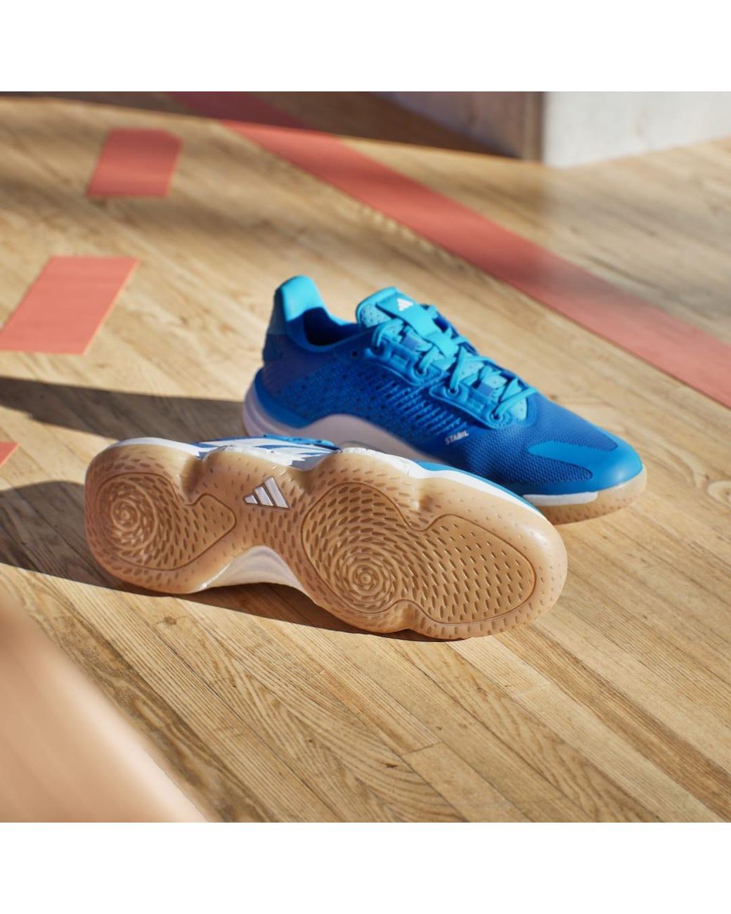adidas Stabil 16 Indoor Shoes in Blue for Men | Lyst UK