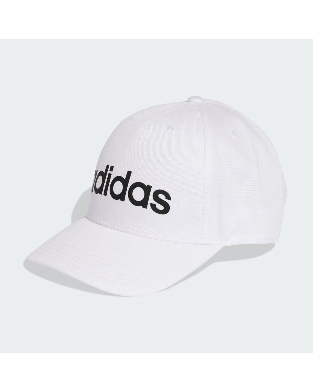 adidas Linear Baseball Cap in White | Lyst UK