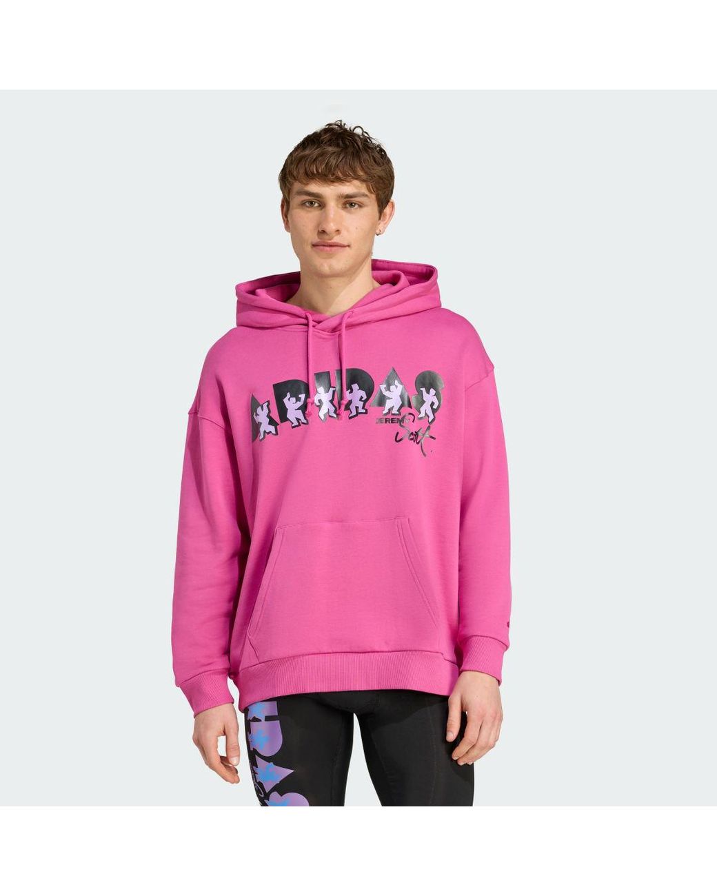 adidas X Jeremy Scott Hoodie in Pink for Men | Lyst UK