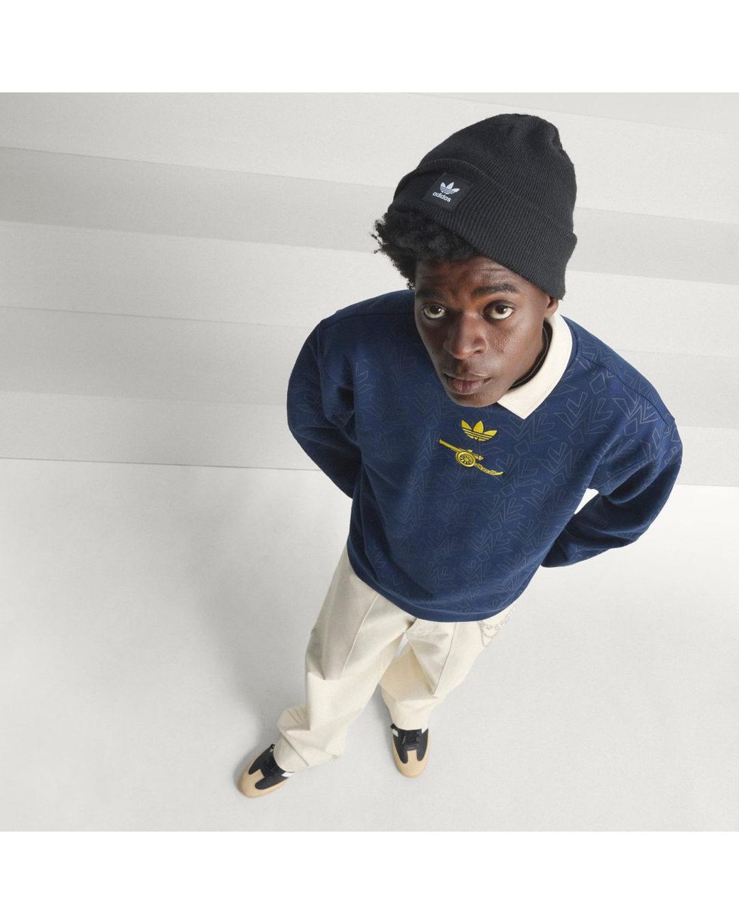 adidas Arsenal Fc Lfstlr Crew in Blue for Men | Lyst UK