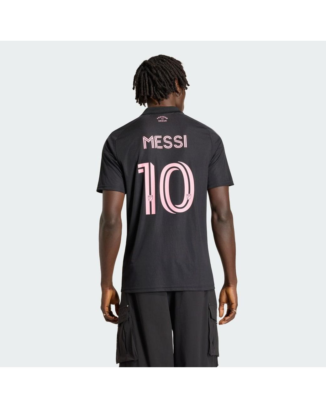adidas Inter Miami Cf Away Jersey Messi in Grey for Men | Lyst UK
