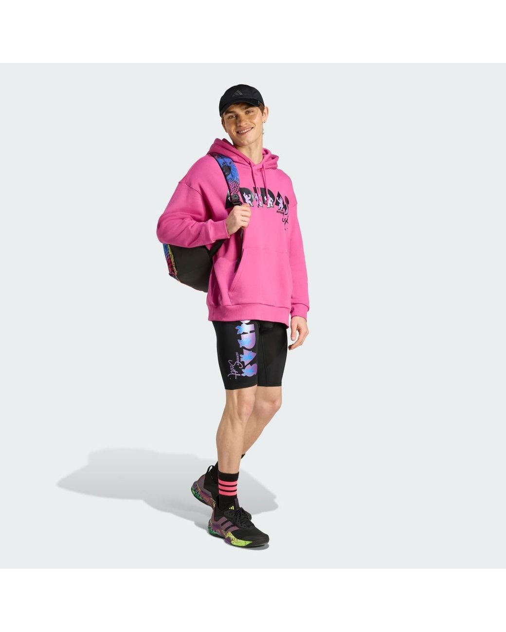 adidas X Jeremy Scott Hoodie in Pink for Men | Lyst UK