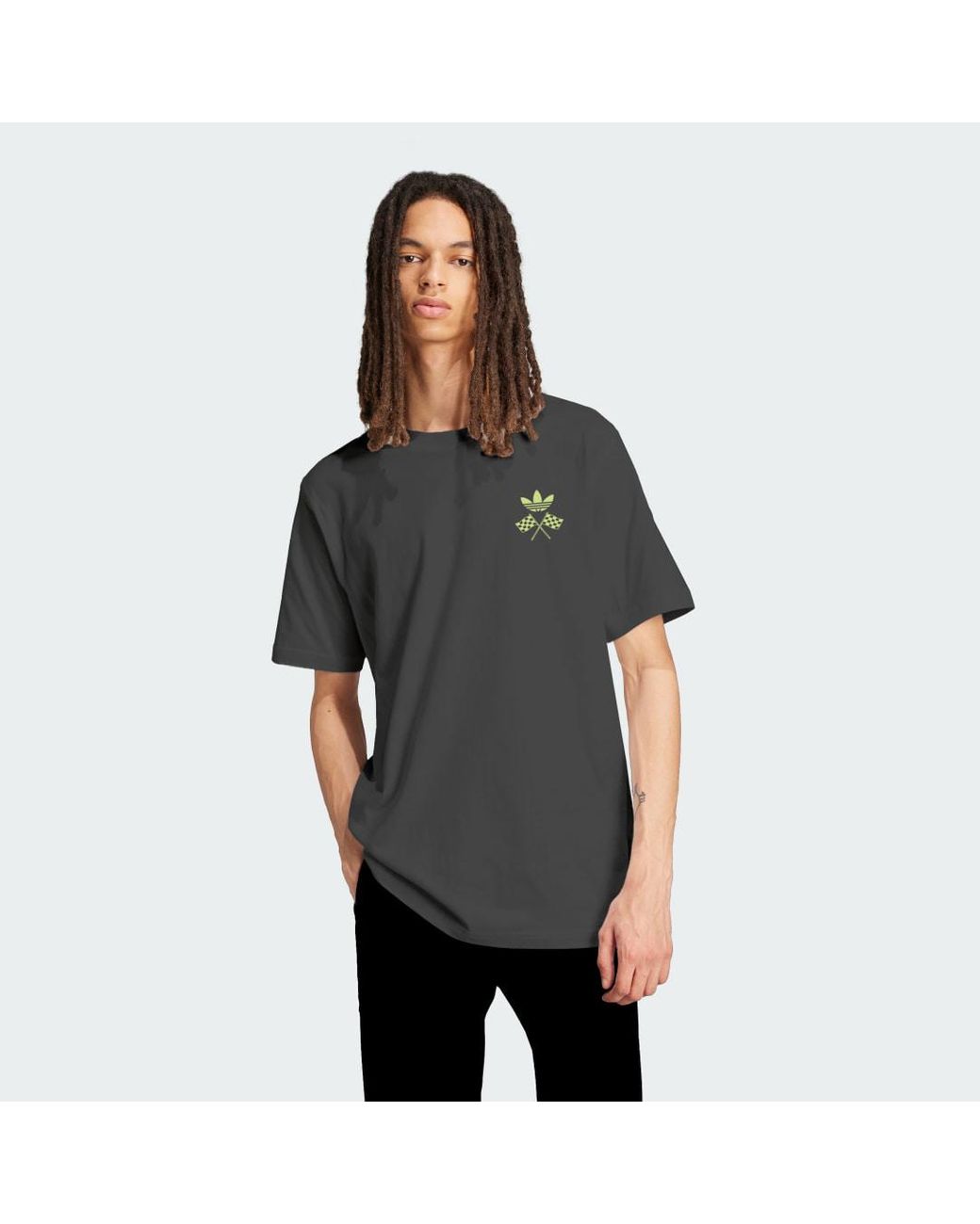 adidas Adi Racing Car Graphic T-Shirt in Black for Men | Lyst UK
