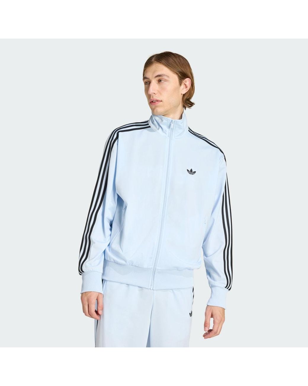 adidas Firebird Track Top in Blue for Men | Lyst UK