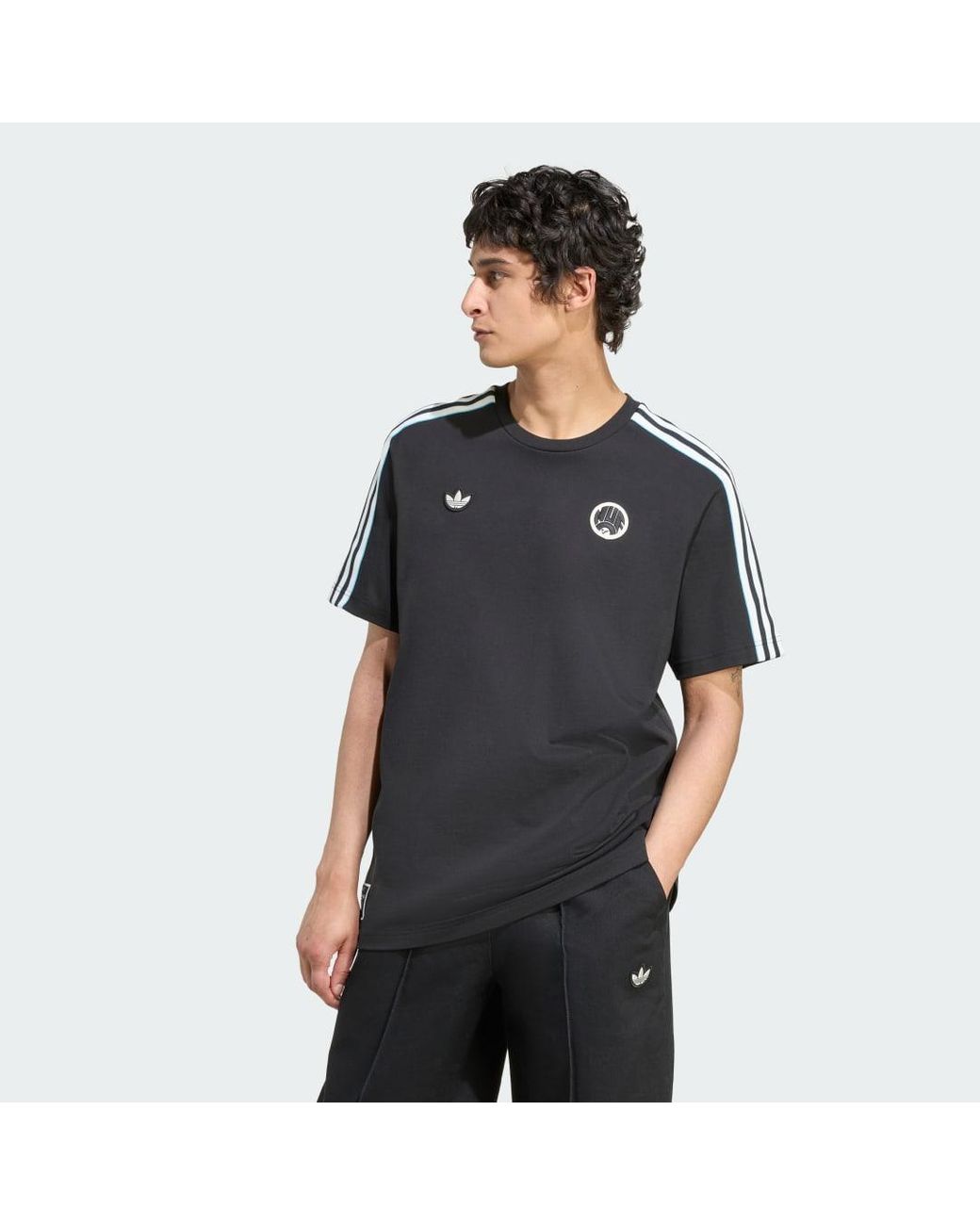 adidas Newcastle United Fc Terrace Icons Tee in Black for Men | Lyst UK