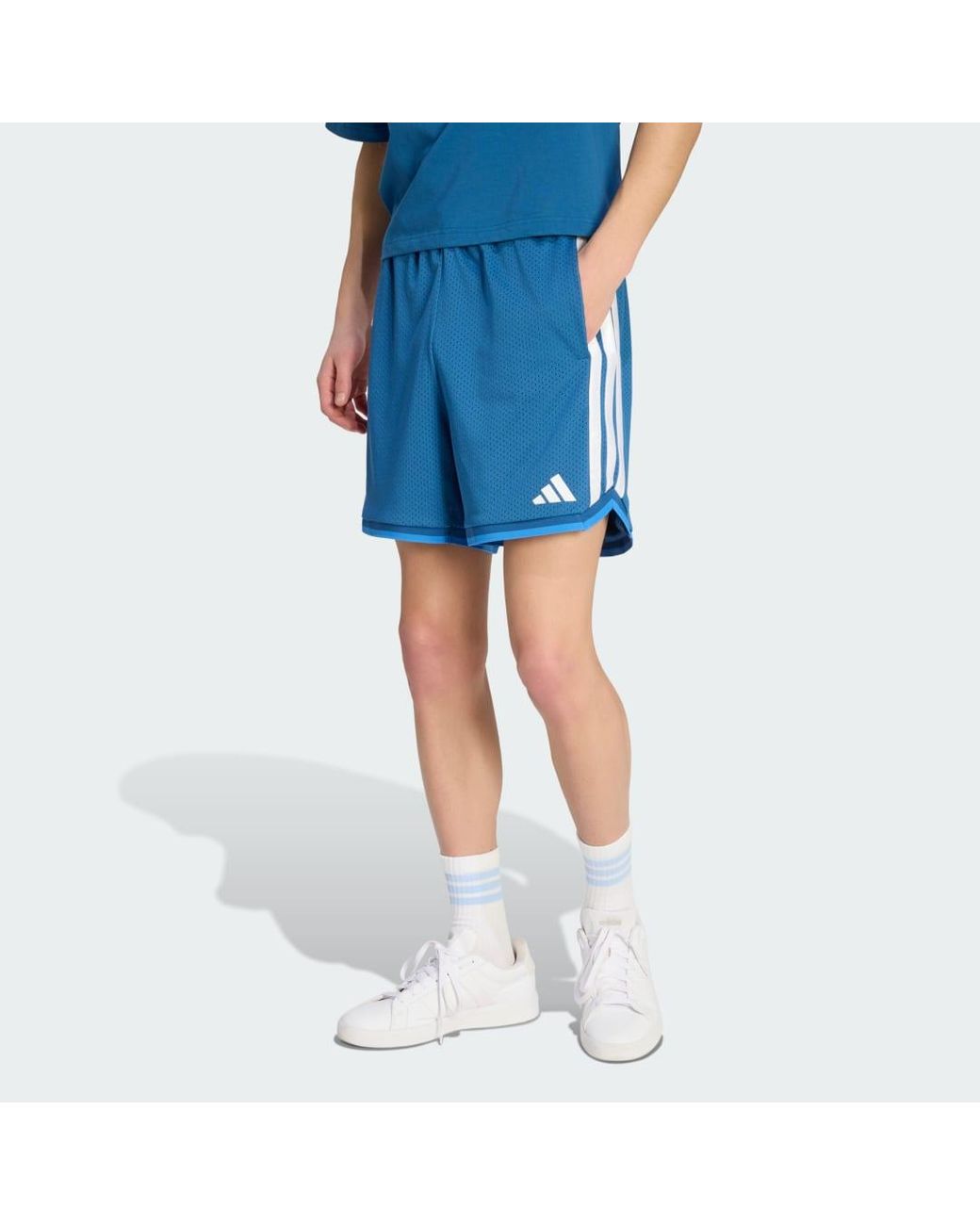 adidas Stadium Mesh Shorts in Blue for Men | Lyst UK