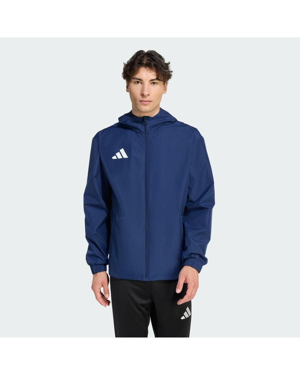 adidas Entrada26 All Weather Jacket in Blue for Men | Lyst UK