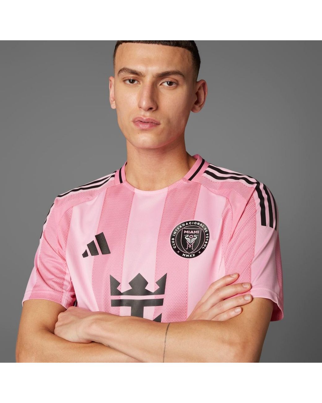 adidas Inter Miami Cf 25/26 Messi Home Authentic Jersey in Pink for Men ...
