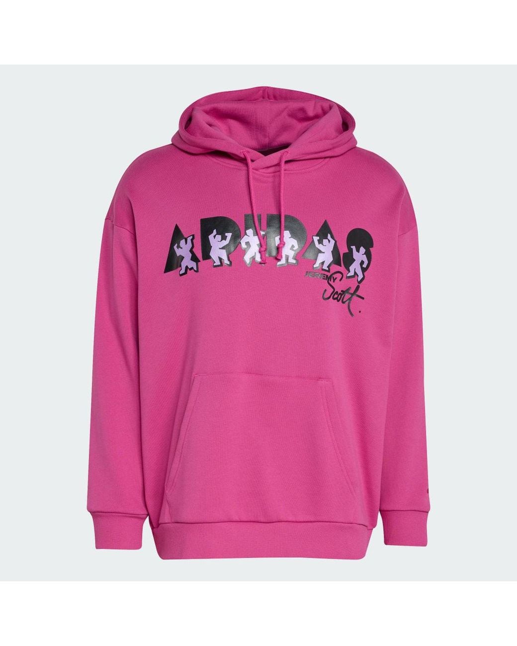 adidas X Jeremy Scott Hoodie in Pink for Men | Lyst UK